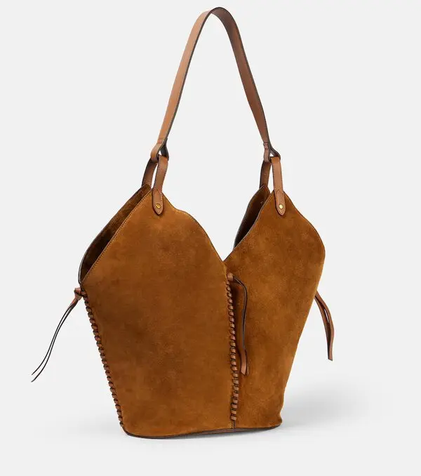 Isabel Marant Étoile Tampa Suede Shoulder Bag - Brown