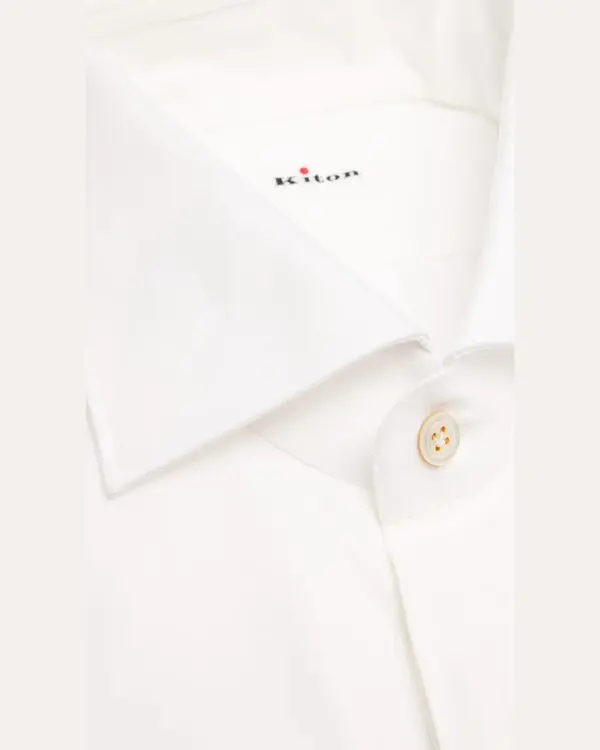 Kiton Cotton French-cuff Dress Shirt