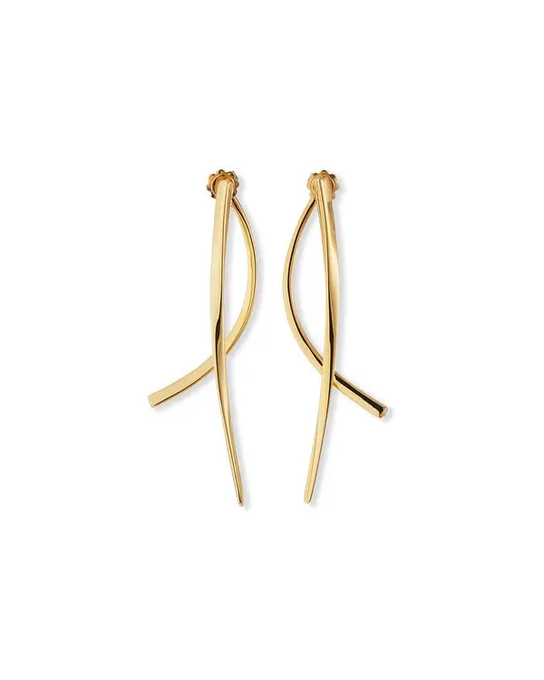 Roberto Coin 18k Oro Classic Earrings - Yellow Gold