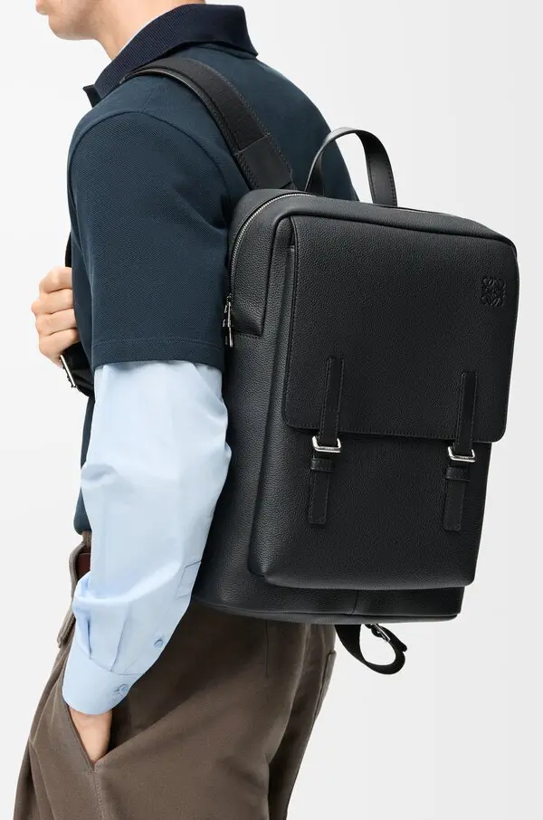 Loewe Military Backpack - Black