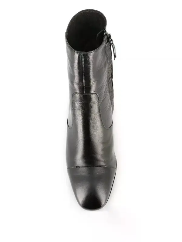 TASSINARI Leather Ankle Boots - Black