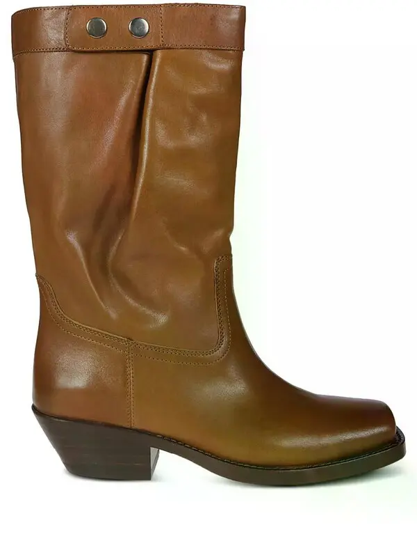 MARANT ETOILE Leather Mid-calf Boots