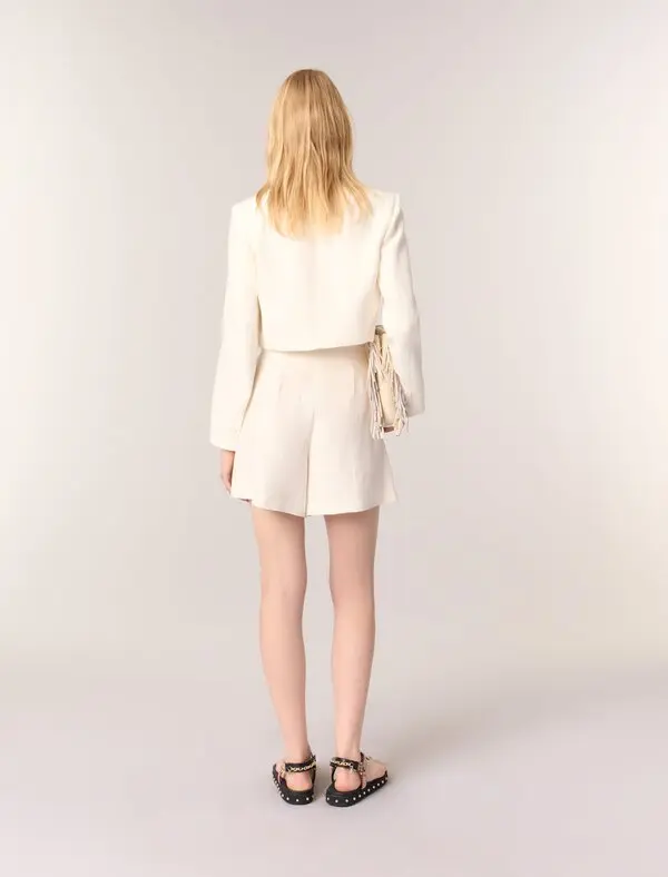 Maje Cropped Suit Jacket
