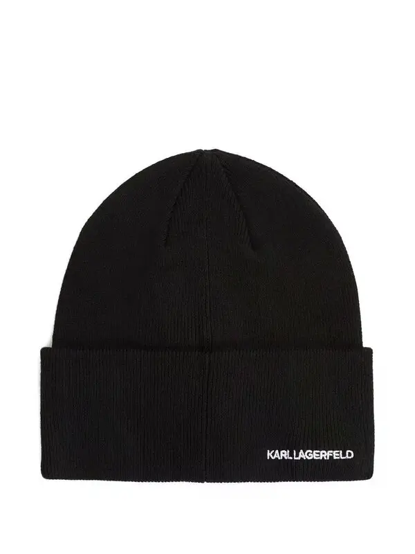 Karl Lagerfeld Ikon Pins Beanie
