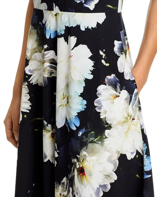 Rickie Freeman For Teri Jon Cotton Shirt Dress