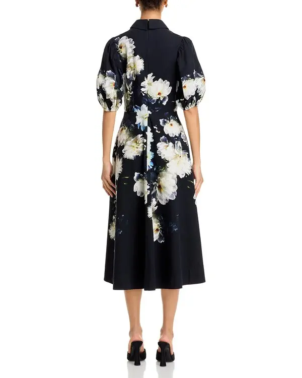 Rickie Freeman For Teri Jon Cotton Shirt Dress
