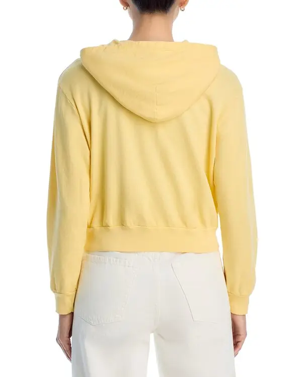 Aqua Athletic Bailey Zip Hoodie - Yellow