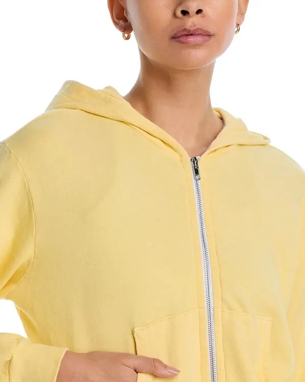 Aqua Athletic Bailey Zip Hoodie - Yellow