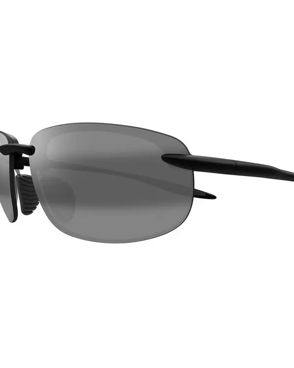 Maui Jim Hookipa Rectangle Sunglasses - Matte Black