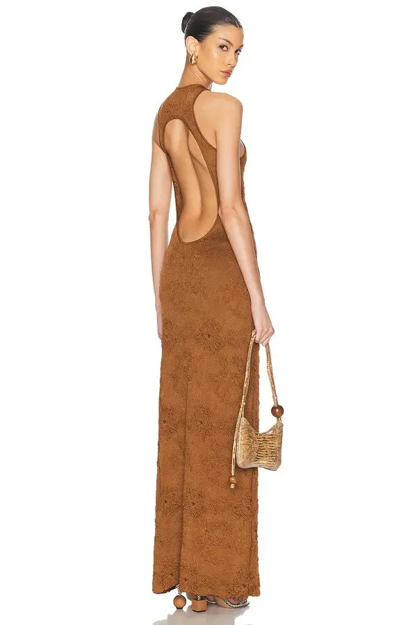 MAYGEL CORONEL El Virao Dress - Caramel