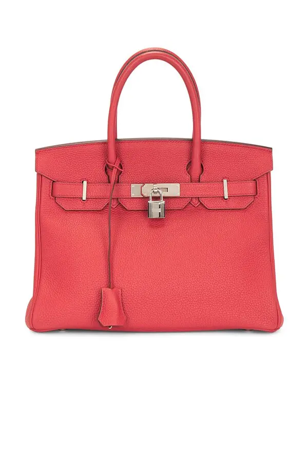 Hermès Togo Birkin 30 Handbag - Rouge Casaque