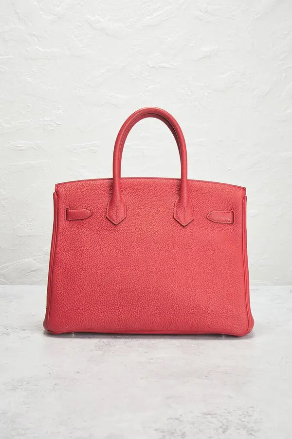 Hermès Togo Birkin 30 Handbag - Rouge Casaque