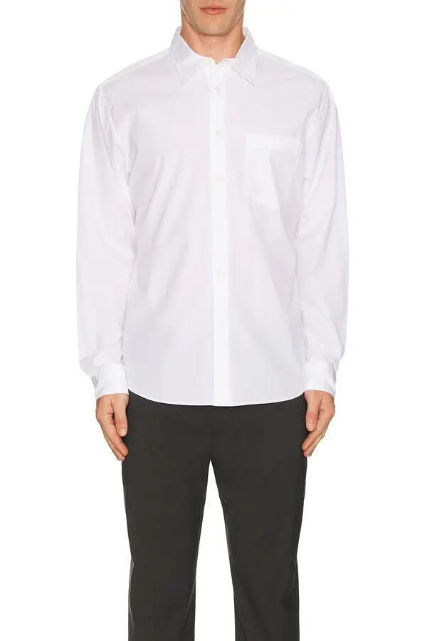 Theory Weekend Button Down Shirt - White