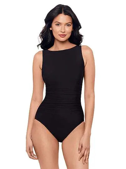 Victoria's Secret Miraclesuit Regatta One-piece Swimsuit - Black