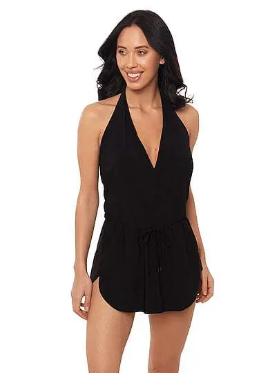 Victoria's Secret Magicsuit Ellie Swim Dress - Black