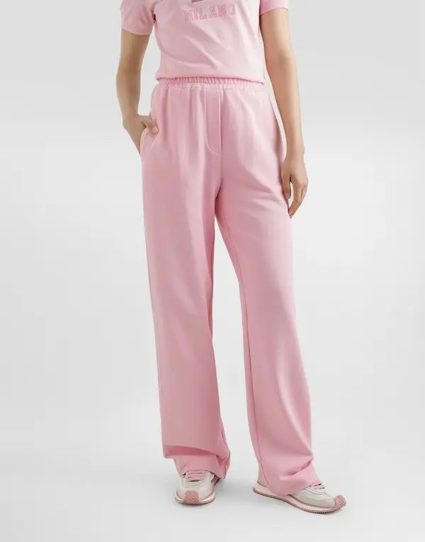 Dolce & Gabbana Jersey Jogging Pants With Dg Logo Embroidery