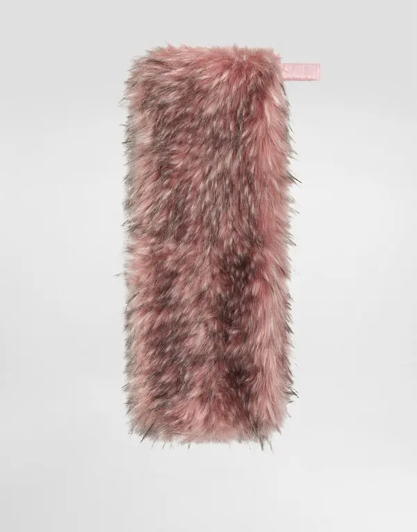 Dolce & Gabbana Faux Fur Muff - Pink