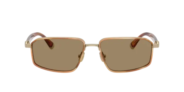 Brunello Cucinelli Rectangle Sunglasses - Oro Lucido