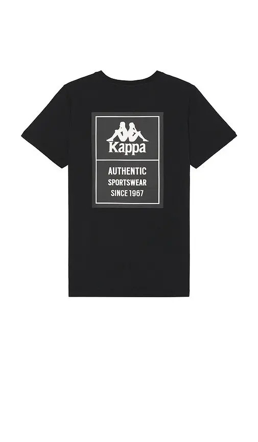 Kappa Authentic Novo Tee In Black