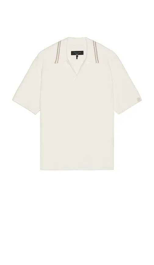 Rag & Bone Rib Johnny Polo In Cream