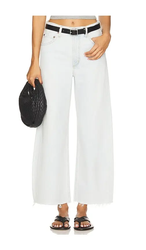 AGOLDE Low Curve Fray Jeans - Flourish