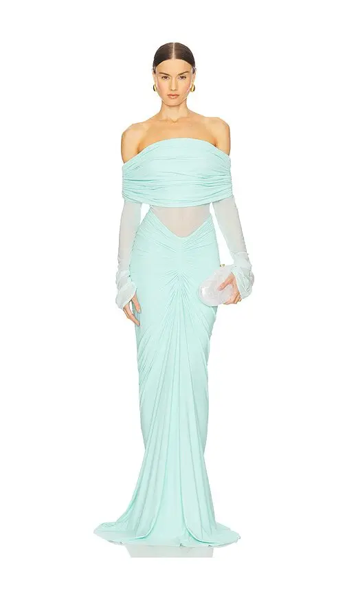 DEME BY GABRIELLA X Jolene Gown - Green