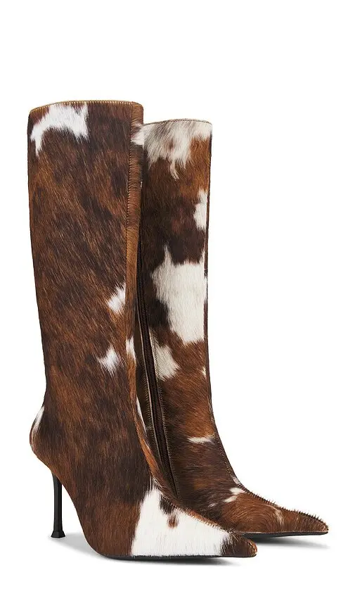 Jeffrey Campbell Darling Boots - Tan White Cow