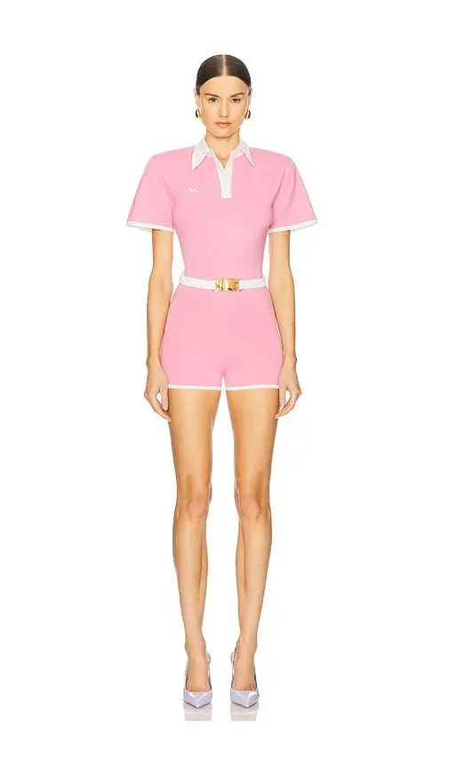 ROWEN ROSE Short Sleeve Romper