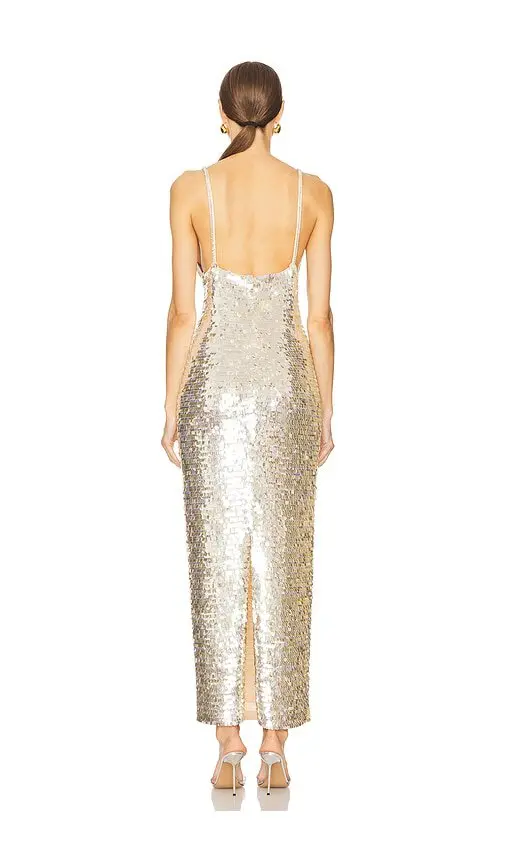 Retrofete Ines Embroidered Dress - Yuzu