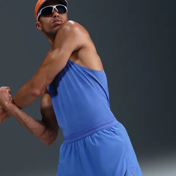 Nike Aeroswift Dri-fit Adv 4" Brief-lined Running Shorts - Blue
