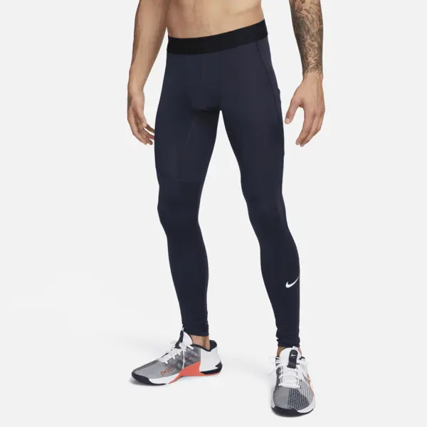 Nike Pro Dri-fit Fitness Tights - Blue