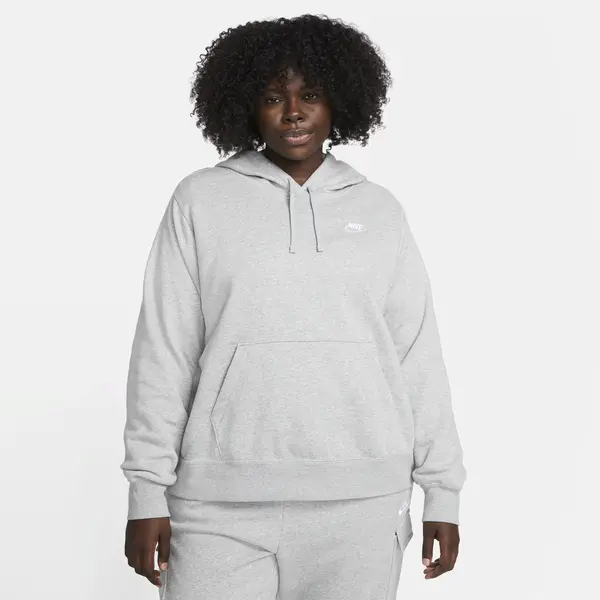 Nike Sportswear Club Fleece Pullover Hoodie - Grey