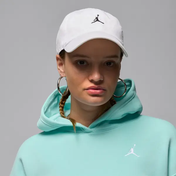 JORDAN Curved-bill Hat - White