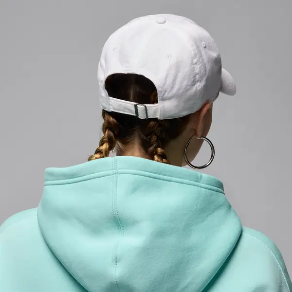 JORDAN Curved-bill Hat - White