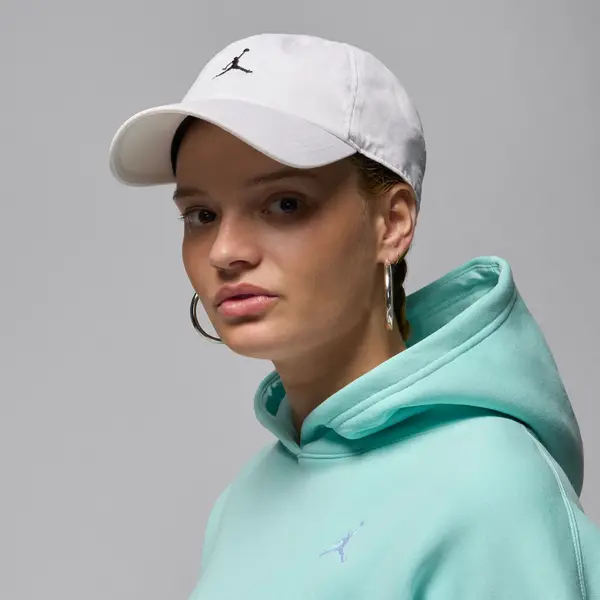 JORDAN Curved-bill Hat - White