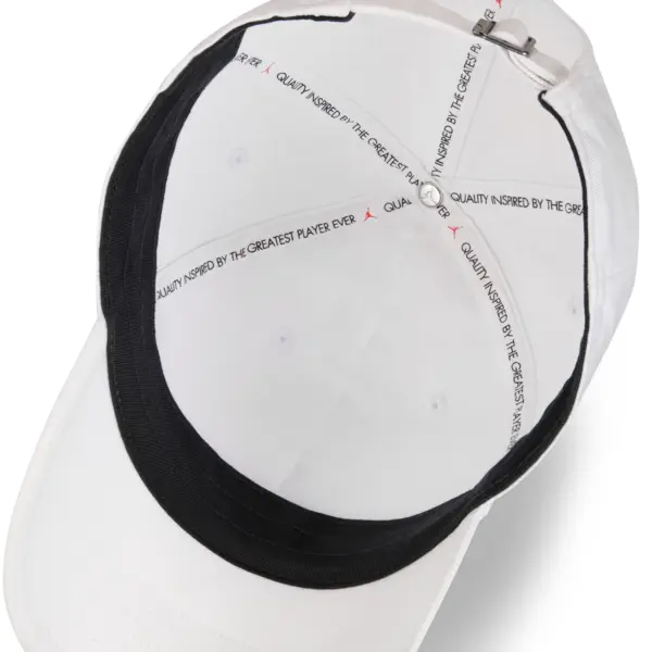 JORDAN Curved-bill Hat - White