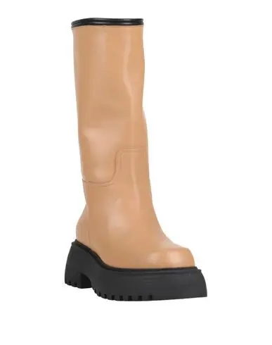 3JUIN Leather Two-tone Boots