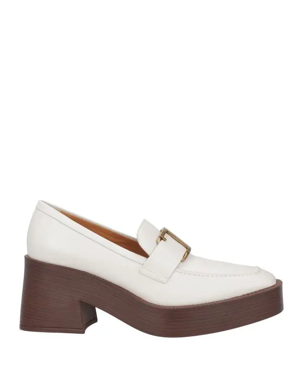 TOD'S Calfskin Loafers With Embellishments