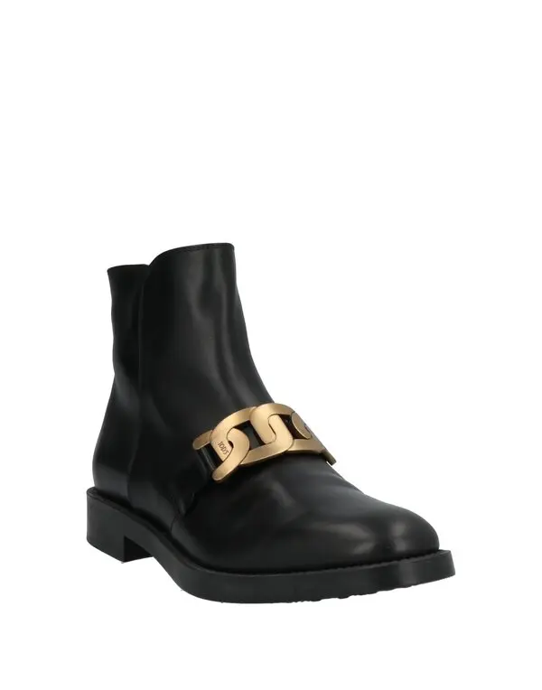 TOD'S Ankle Boots In Calfskin With Appliqués