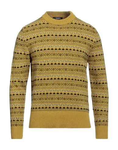 MASQ 39 Multicolor Patterned Sweater - Mustard