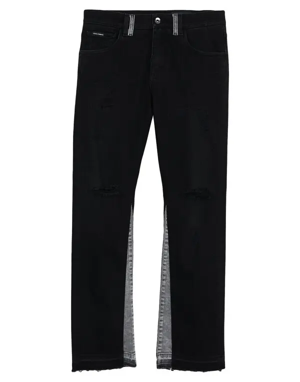 Dolce & Gabbana Straight-leg Jeans With Logo