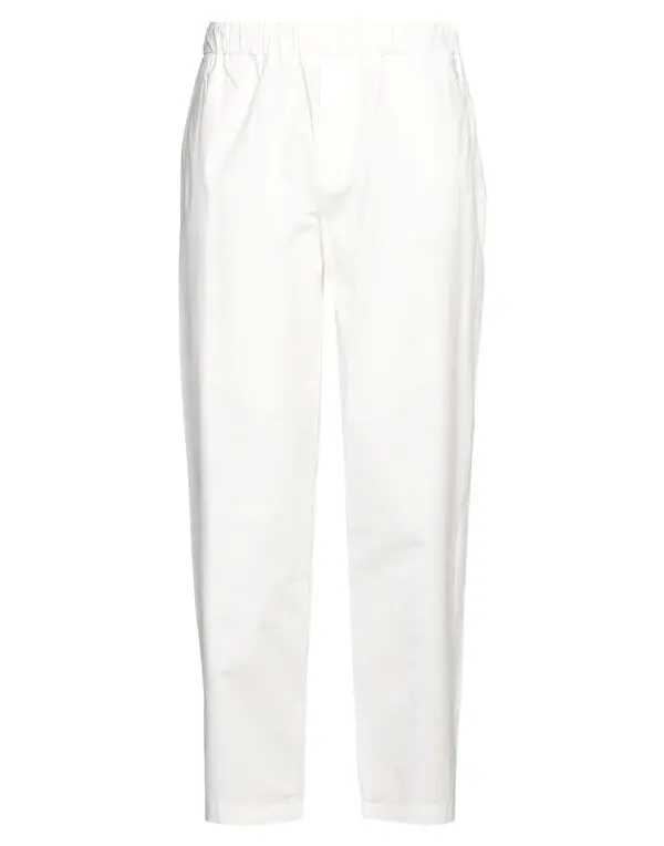 Alpha Studio Tapered Leg Casual Pants - White