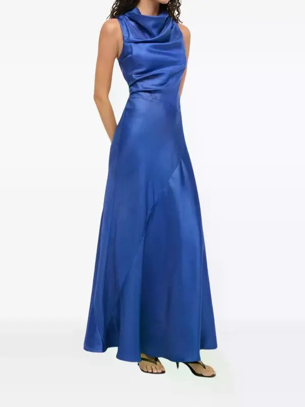 Staud Frida Silk Maxi Dress