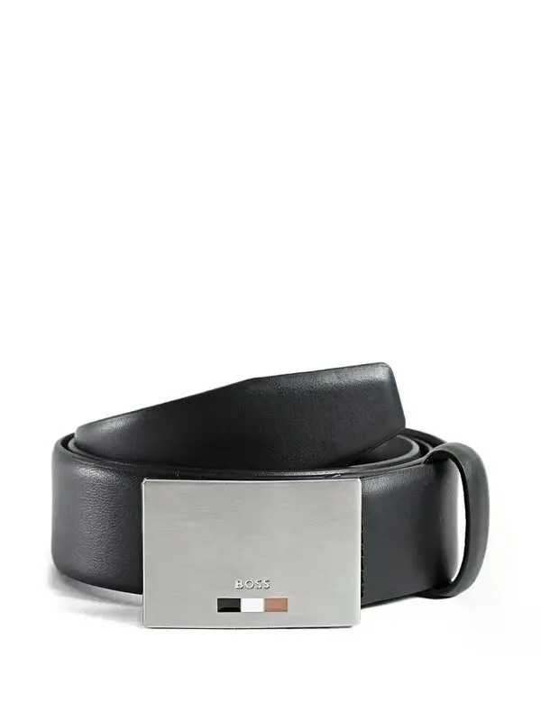 BOSS Leather Belt - Black