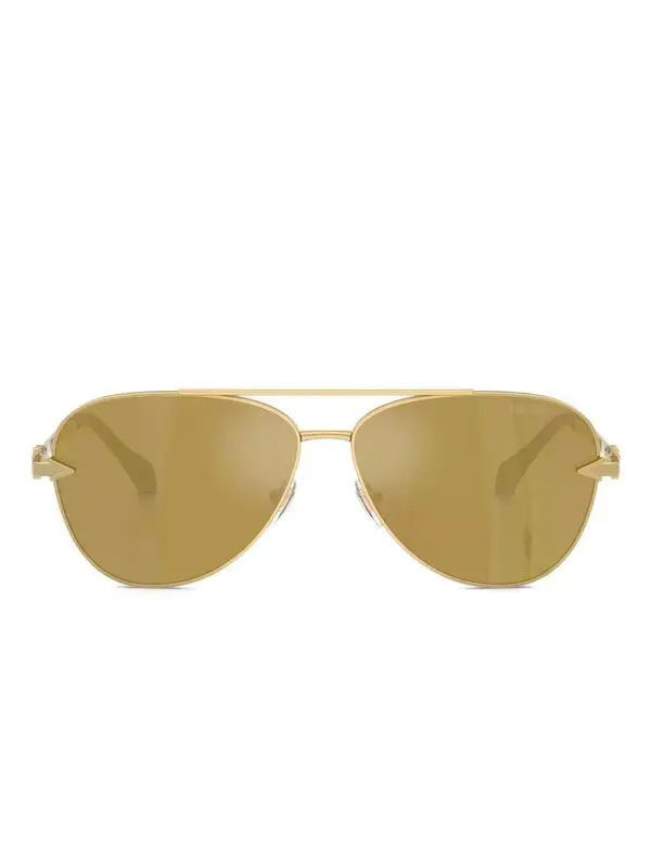 Versace Pilot Sunglasses - Gold
