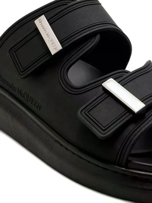 Alexander McQueen Hybrid Slides - Black