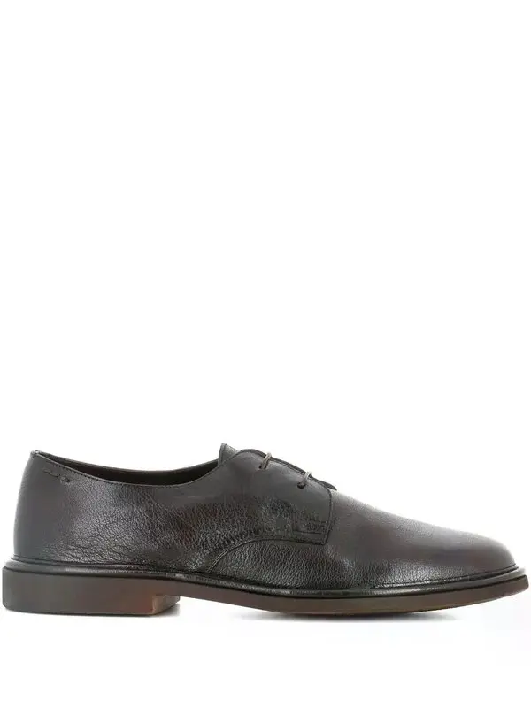ALEXANDER HOTTO Leather Derby Shoes - Brown