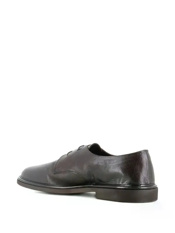 ALEXANDER HOTTO Leather Derby Shoes - Brown