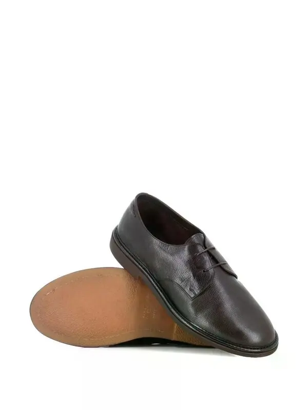 ALEXANDER HOTTO Leather Derby Shoes - Brown