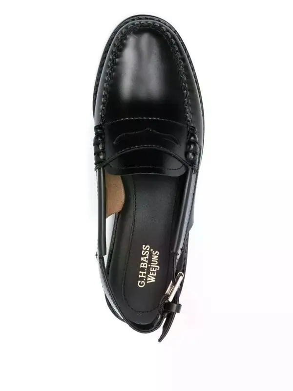 G.H.BASS Weejuns Slingback Penny Loafers
